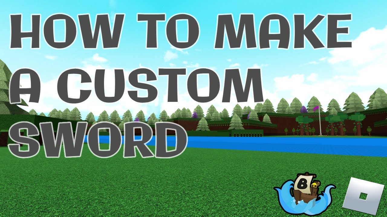 How to make a SIMPLE Custom Sword - Build a Boat Tutorial - YouTube