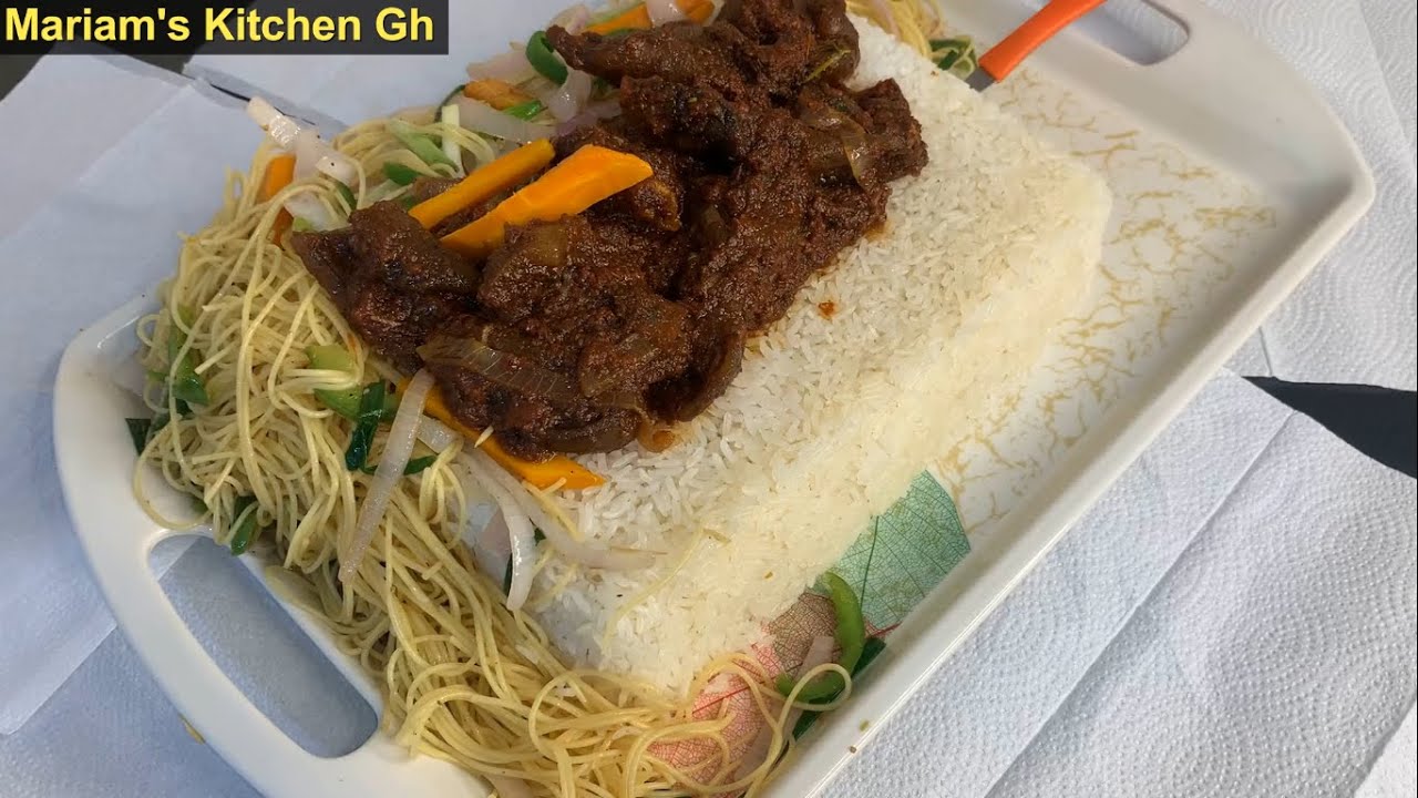 DELICIOUS WELE STEW WITH PLAIN RICE AND SPAGHETTI RECIPE | # ...