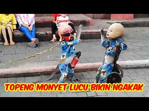 topeng monyet lucu TERBARU, Jakarta Monkey Tour