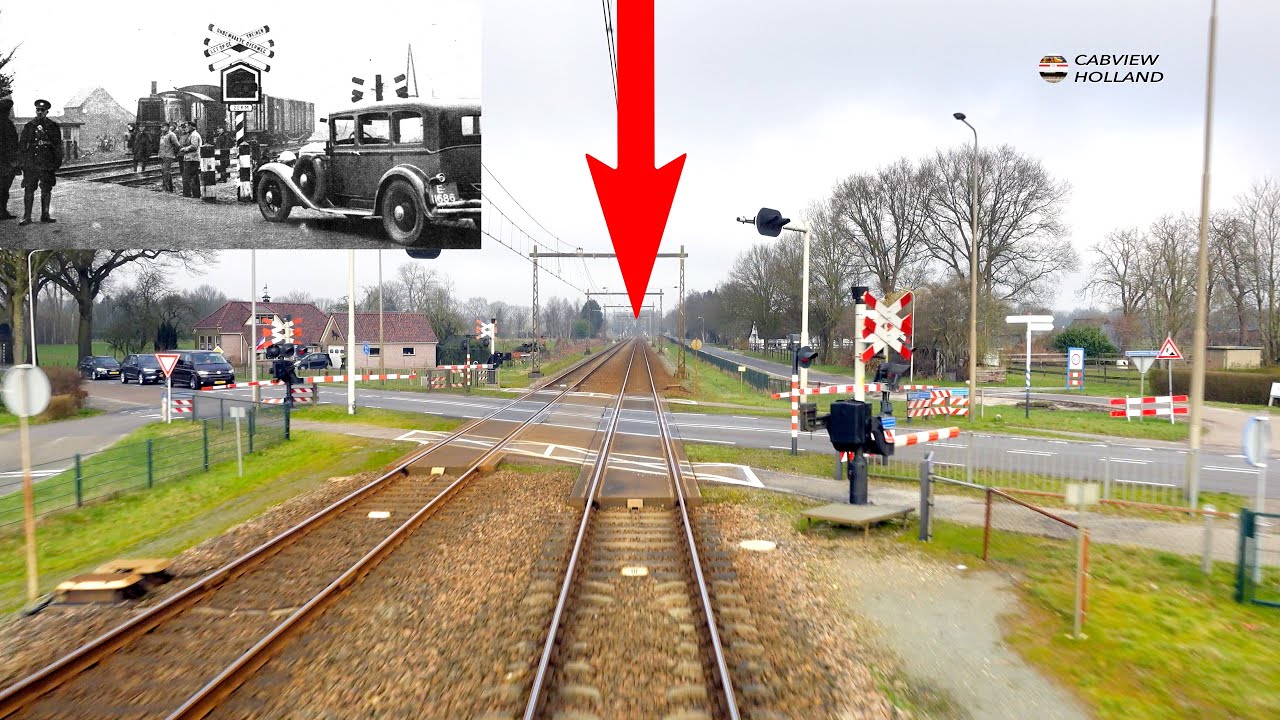 THIS is where it happened: the FIRST automatic level crossing: Zwolle ...