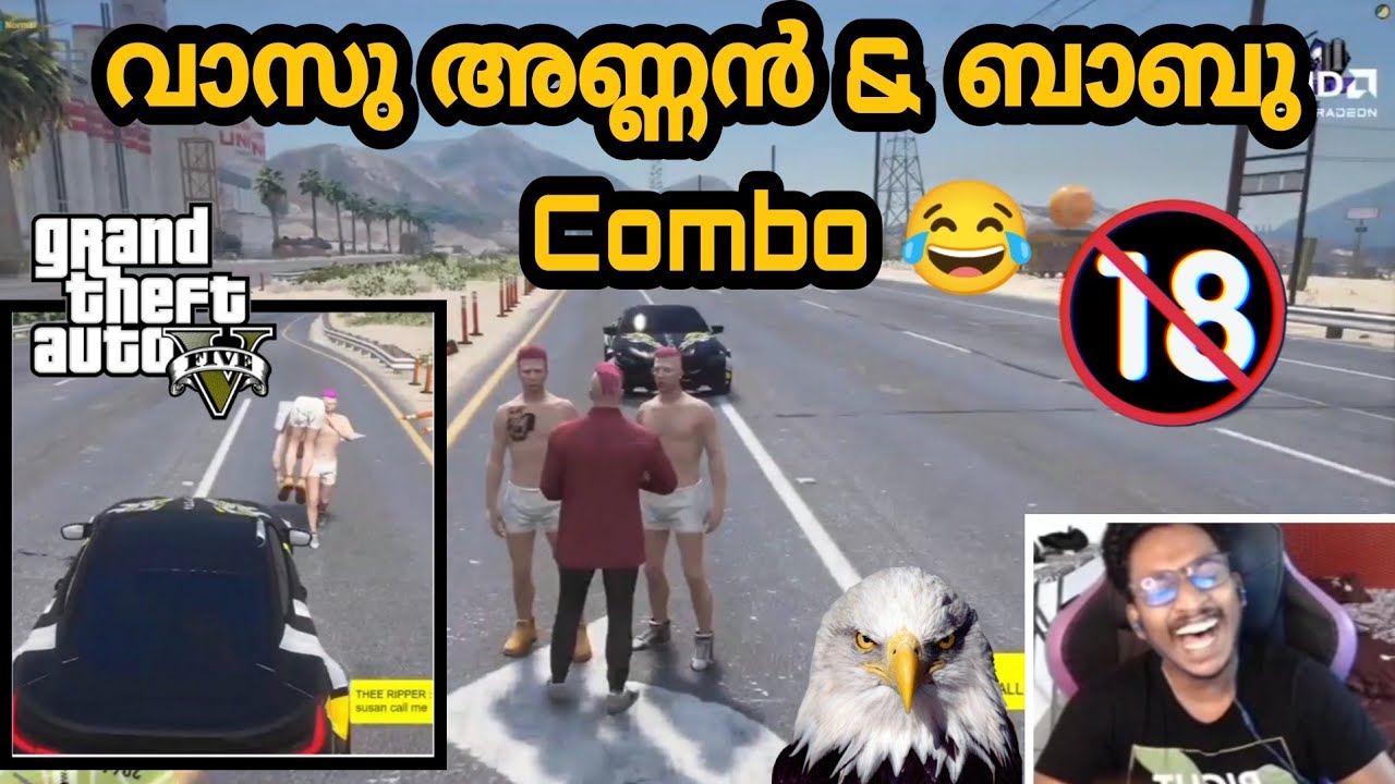 വാസു അണ്ണൻ & ബാബു COMBO😂🤣 | EAGLE GAMING LOCO Live Comedy😂 Scene | Vasu ...