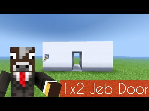 1x2 Jeb Door in Minecraft (MCPE/Xbox/Ps4/Nintendo Switch/Windows 10 ...