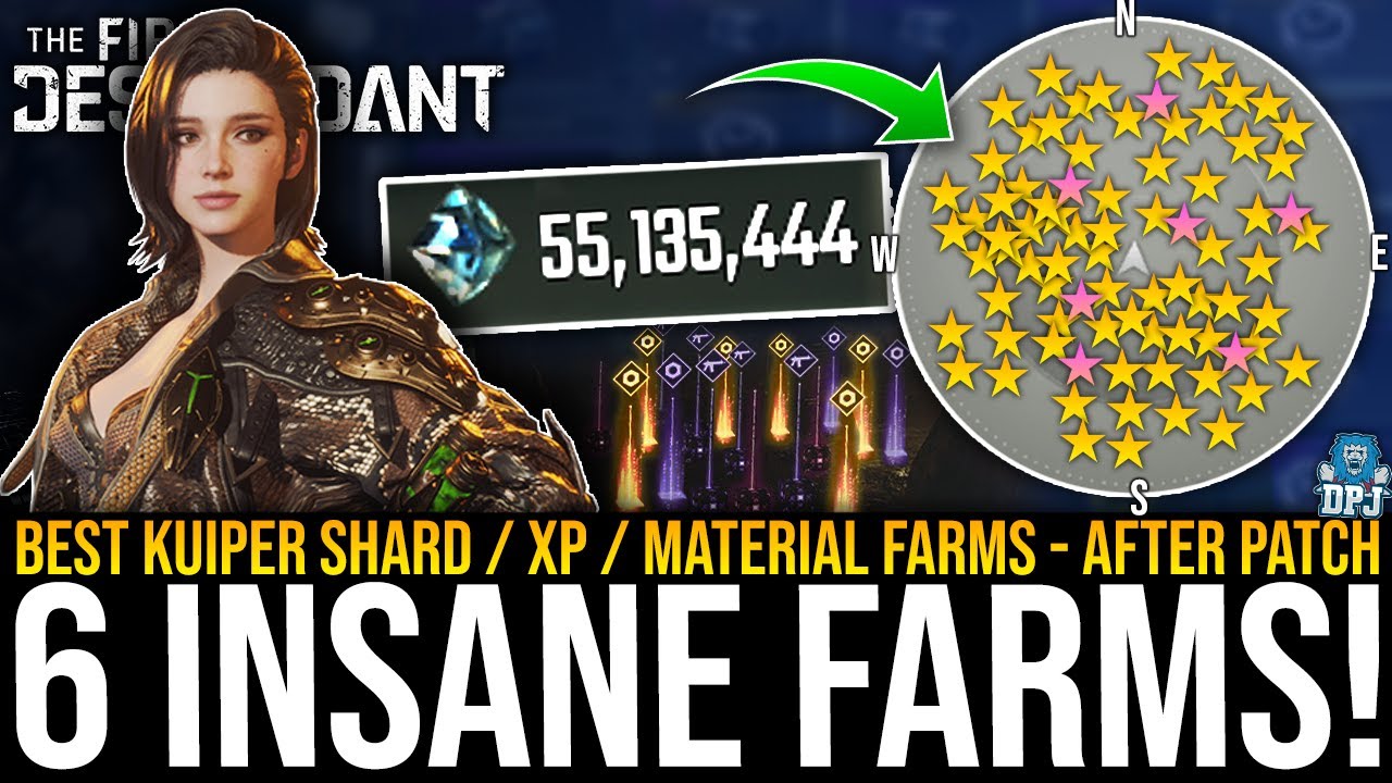 6 INSANE KUIPER SHARD FARMS / 500k Per Hour / Unlimited XP & Materials ...