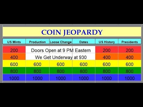 Friday Night Madness - Coin Jeopardy - YouTube
