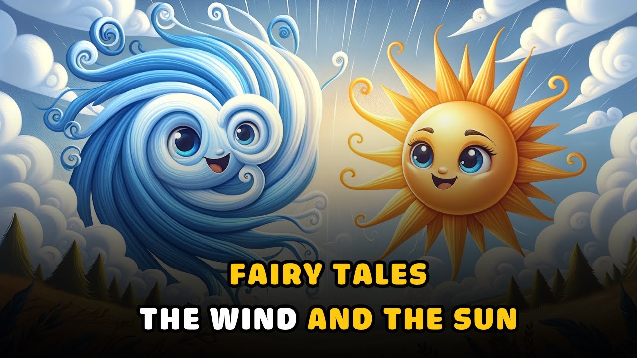 The Wind and The Sun | Fairy Tales - Children's Farm - YouTube