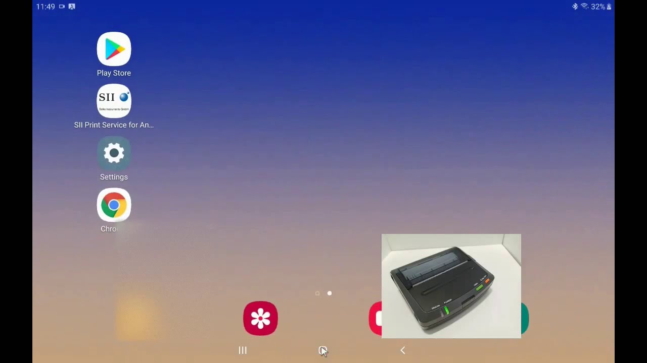 SII Print Service for Android - Android Tab and DPU S445 EN - YouTube