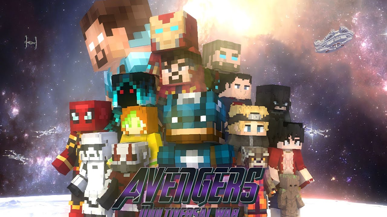 Avengers endgame multiversal war || minecraft animation - YouTube
