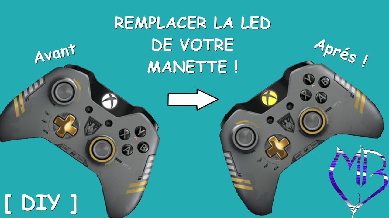 REMPLACER LA LED D'UNE MANETTE XBOX ONE - Pr Micka - YouTube