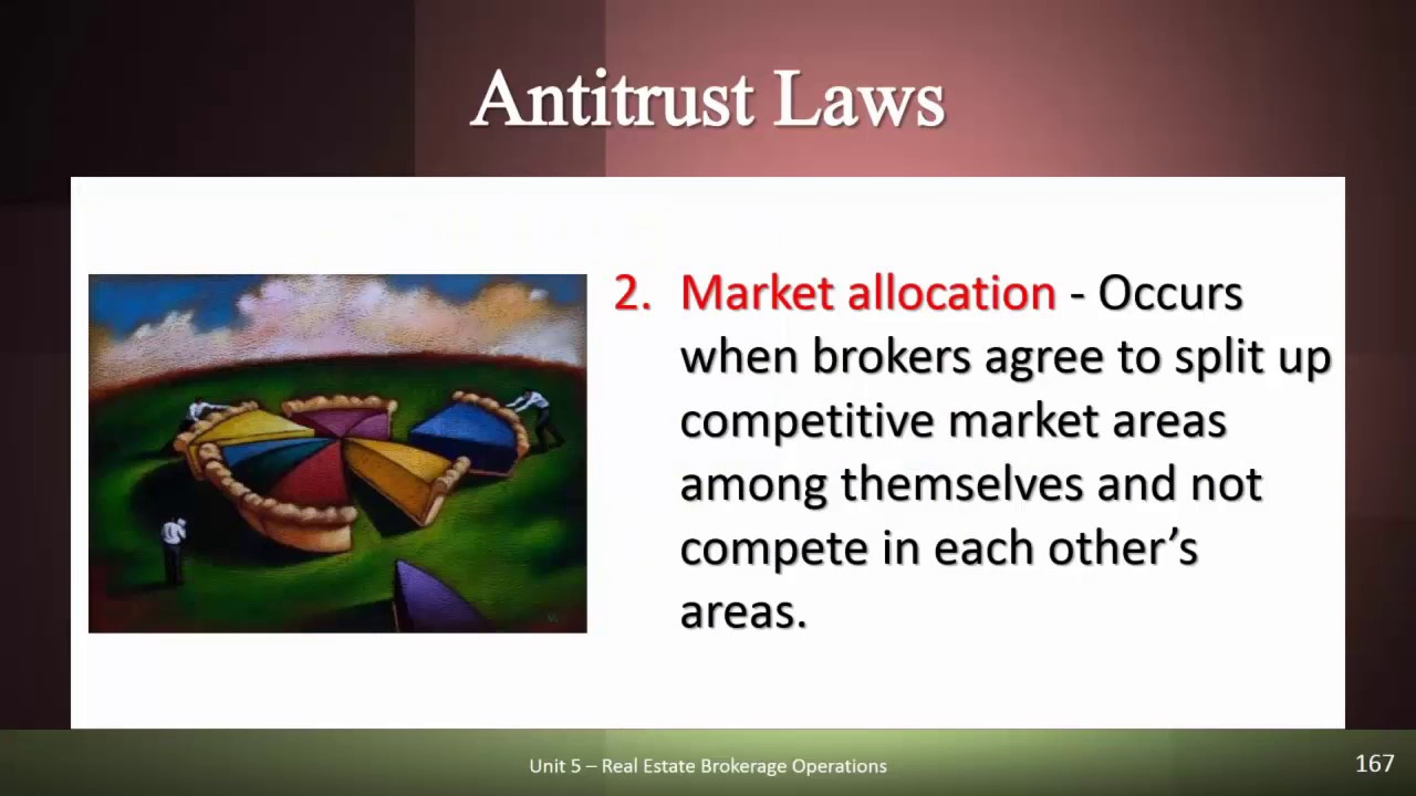 Rowlett Real Estate School - Rules Regarding Antitrust Laws - Florida ...