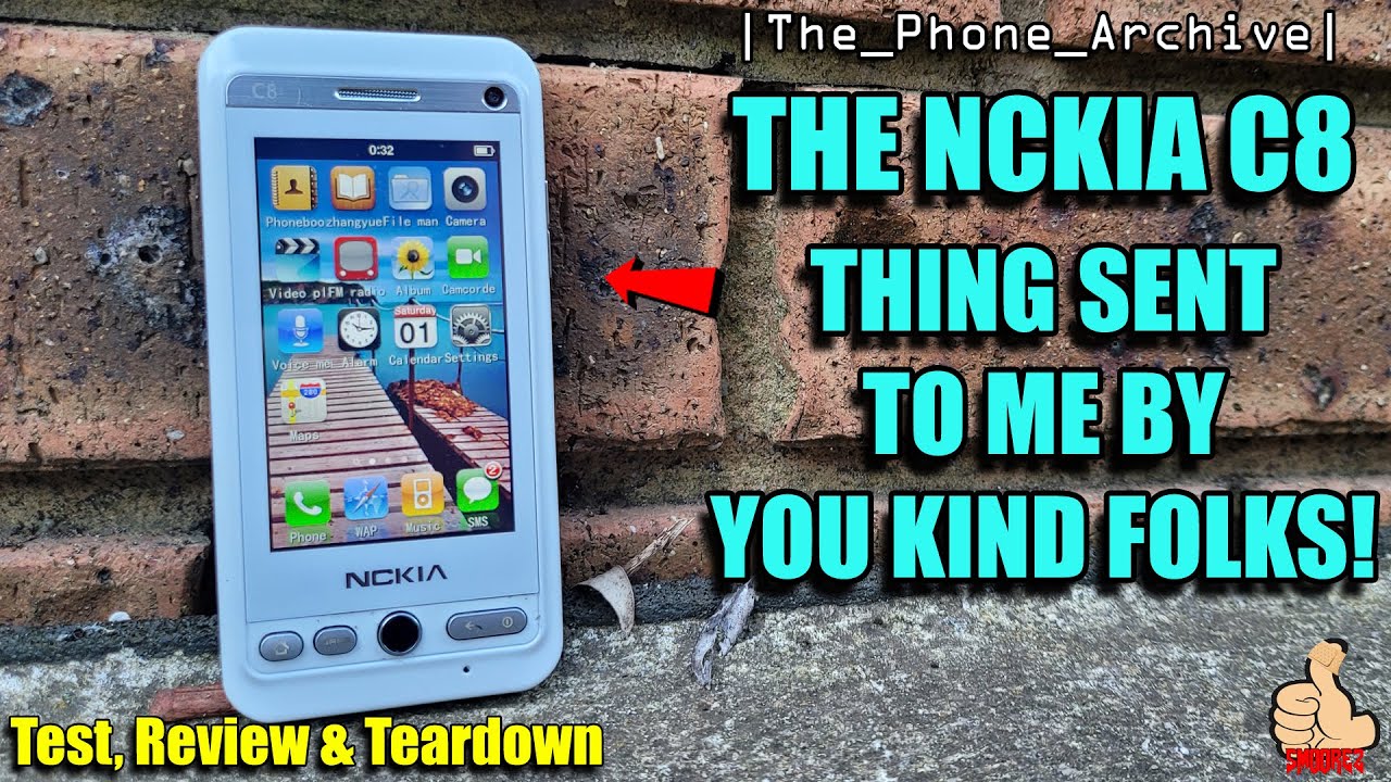 The NCKIA C8 - An oddball clone device that doesn't know what it is (and neither do I) - YouTube