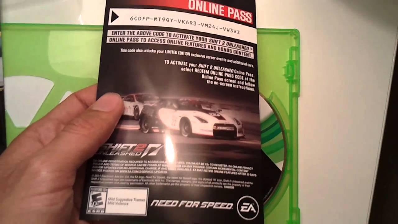 NFS shift 2 unleashed limited edition unboxing xbox 360 - YouTube
