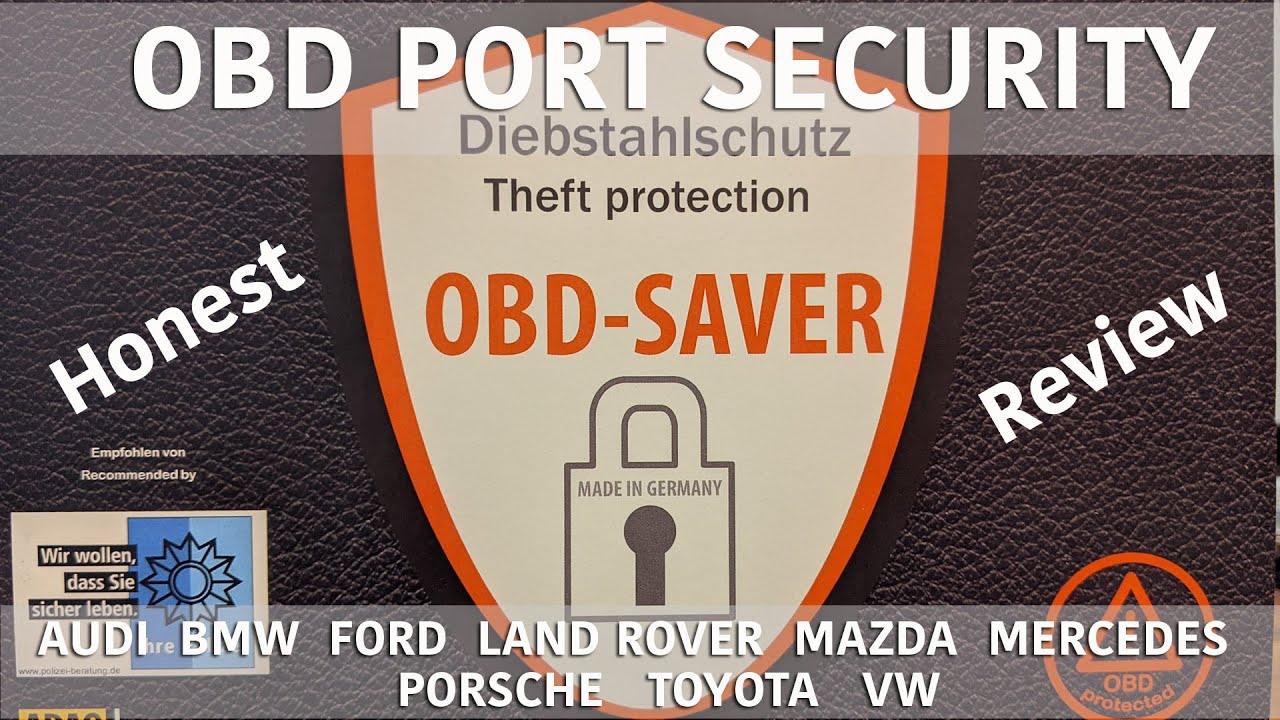 OBD Saver Port Lock Car Security Review for Audi BMW Ford Land Rover ...