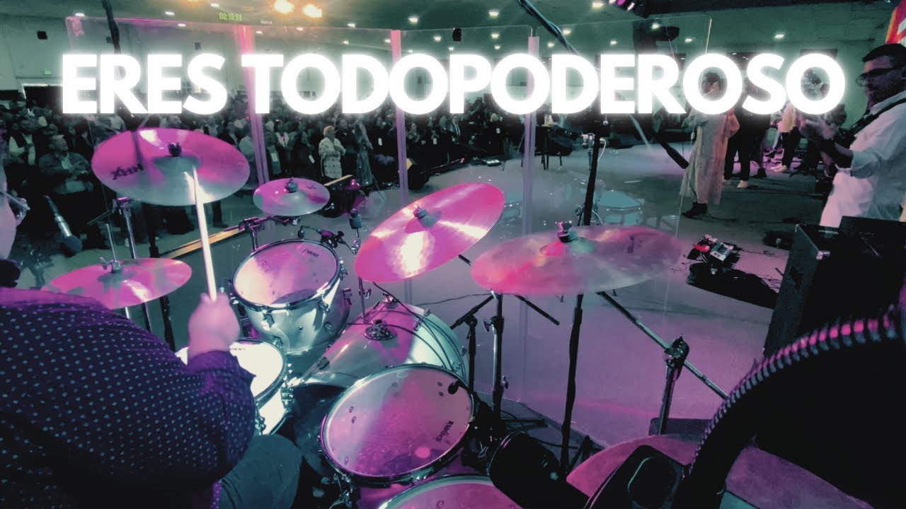 ERES TODOPODEROSO | Lakewood Versión | Danilo Montero | Drum Cam en ...