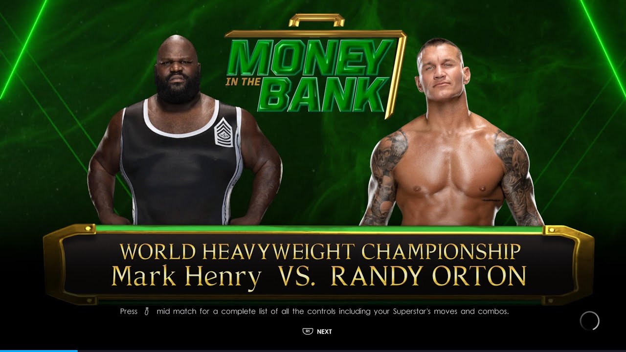 Mark Henry Vs Randy Orton | World Heavyweight Championship - YouTube