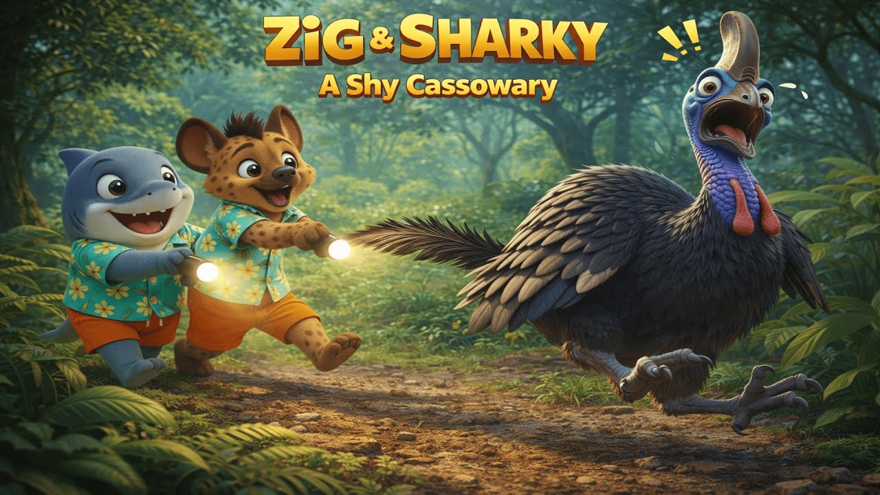 🌸🎵 Zig & Sharky Song 🎵 A Shy Cassowary 🎵 Fun Kids Songs 🎈😳 - YouTube