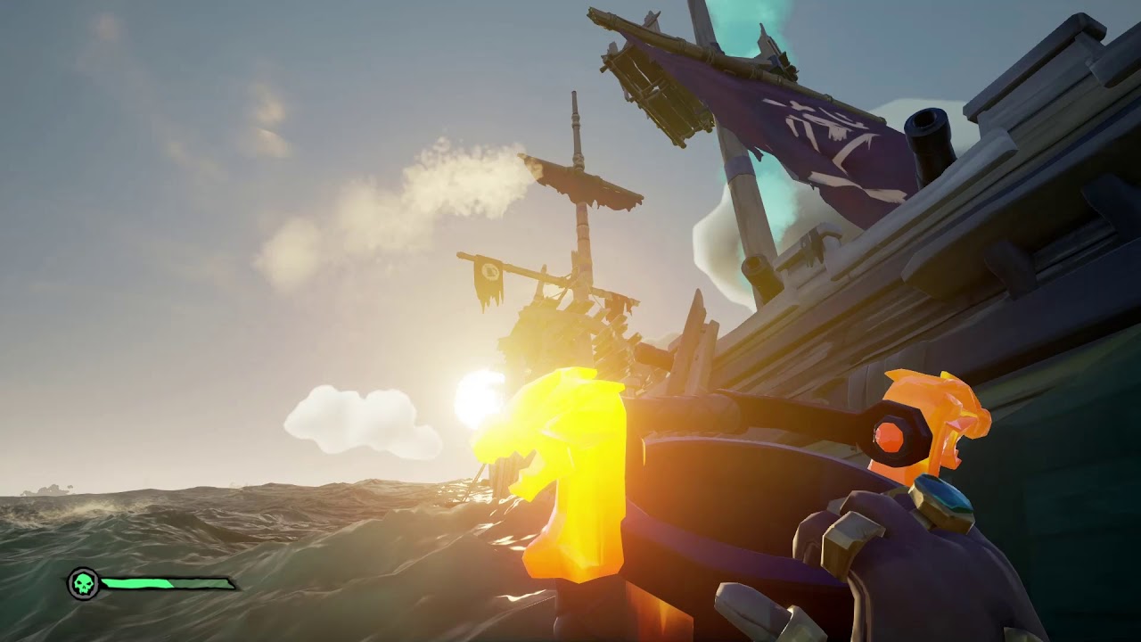 Sinking a Skeleton Galleon With Only a Bucket - YouTube