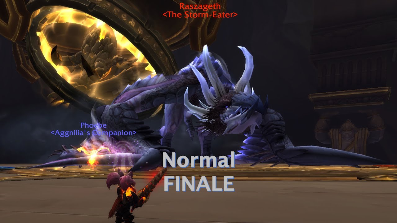 Raszageth the Storm-Eater (Normal FINALE), Aggnilia - Arms Warrior ...