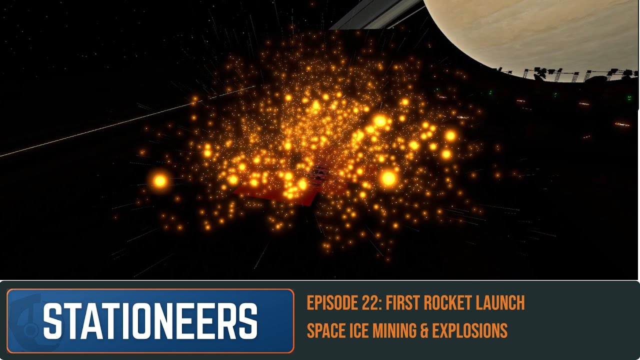 Rockets, Ice Mining & Explosive Lessons Learned | Stationeers Brutal ...