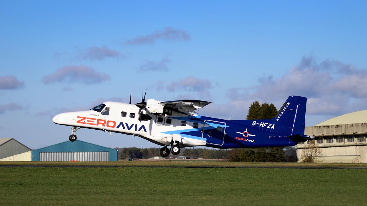 ZeroAvia Dornier228 - First Flight - YouTube