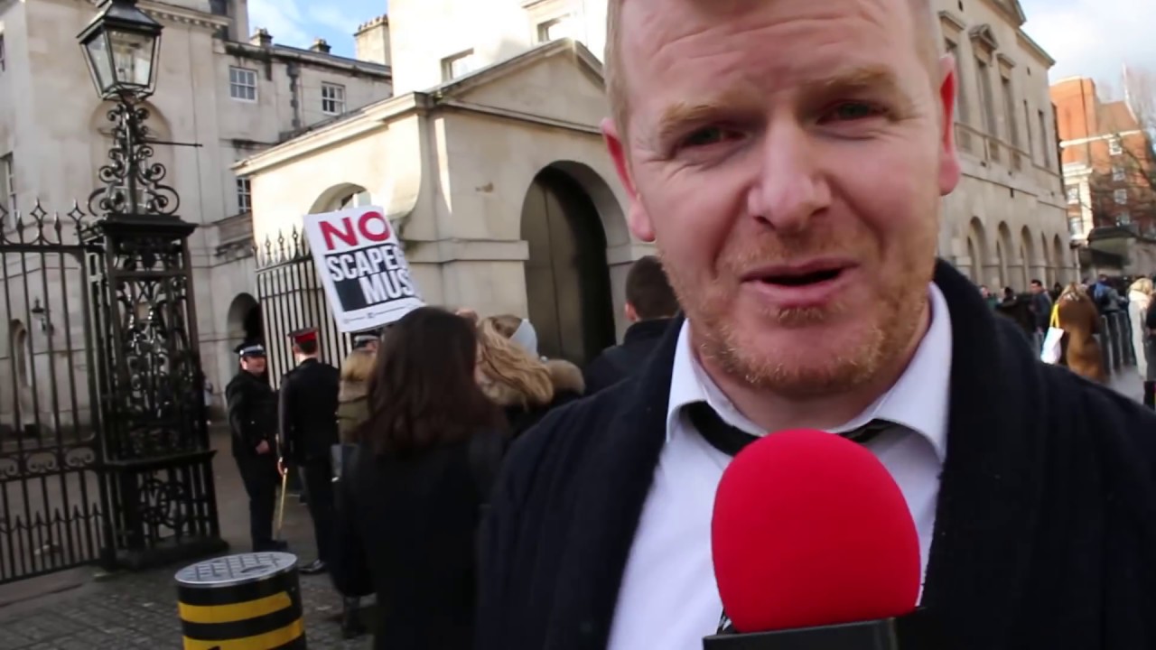 James Slattery at the Stop Trump March - YouTube