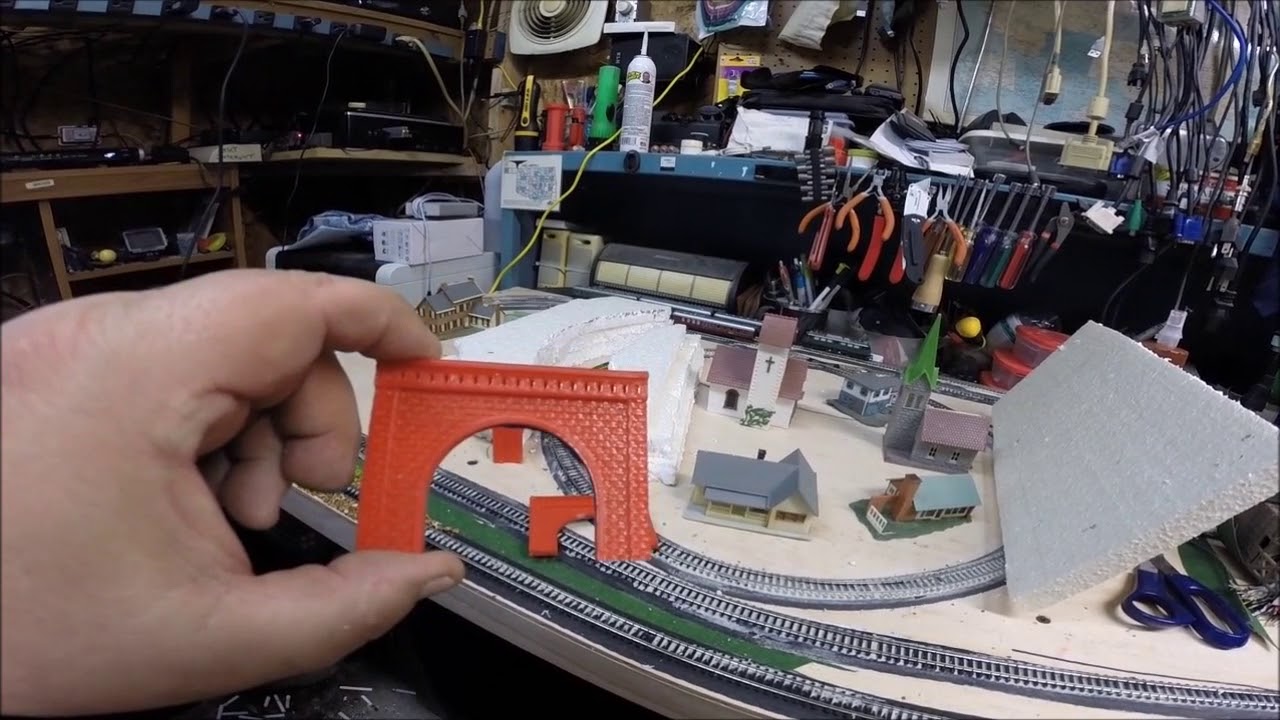 N Scale Train Layout Starting to lay the Scenery and Tunnel planning ...