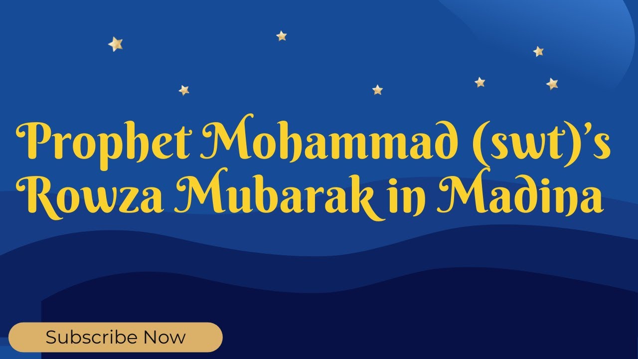 Prophet Mohammad (swt)’s Rowza Mubarak in Madina. - YouTube