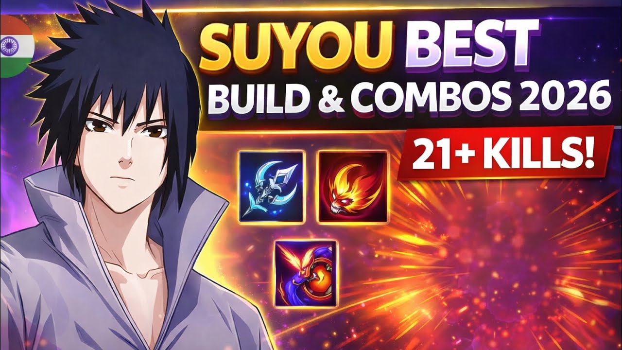 Suyou BEST Build & Deadly Combos 2026 😈 | 21+ Kills | MLBB #mlbb # ...