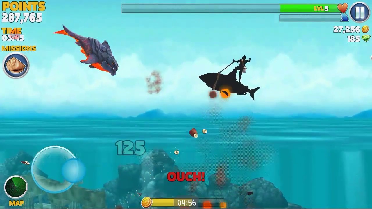 This shark is on FIRE!!!! - YouTube