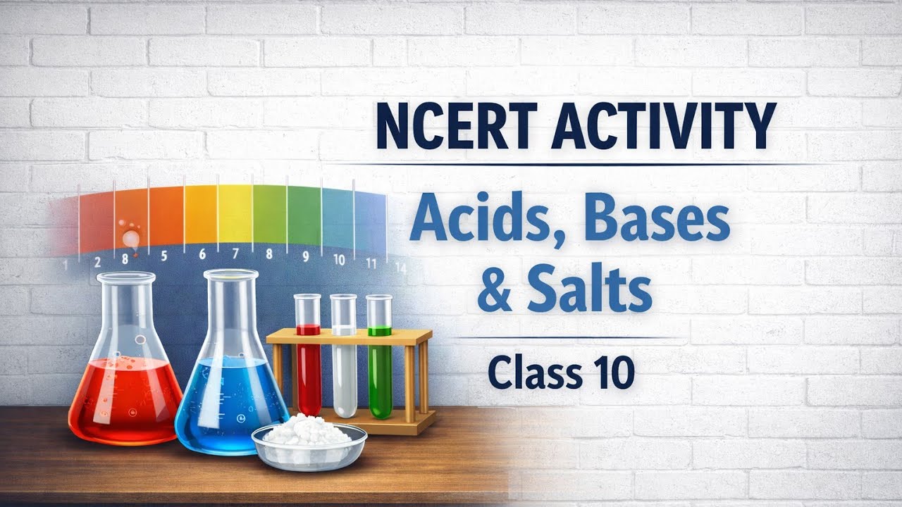 NCERT ACTIVITY||Acids bases and salts||class 10||HafsaClasses - YouTube