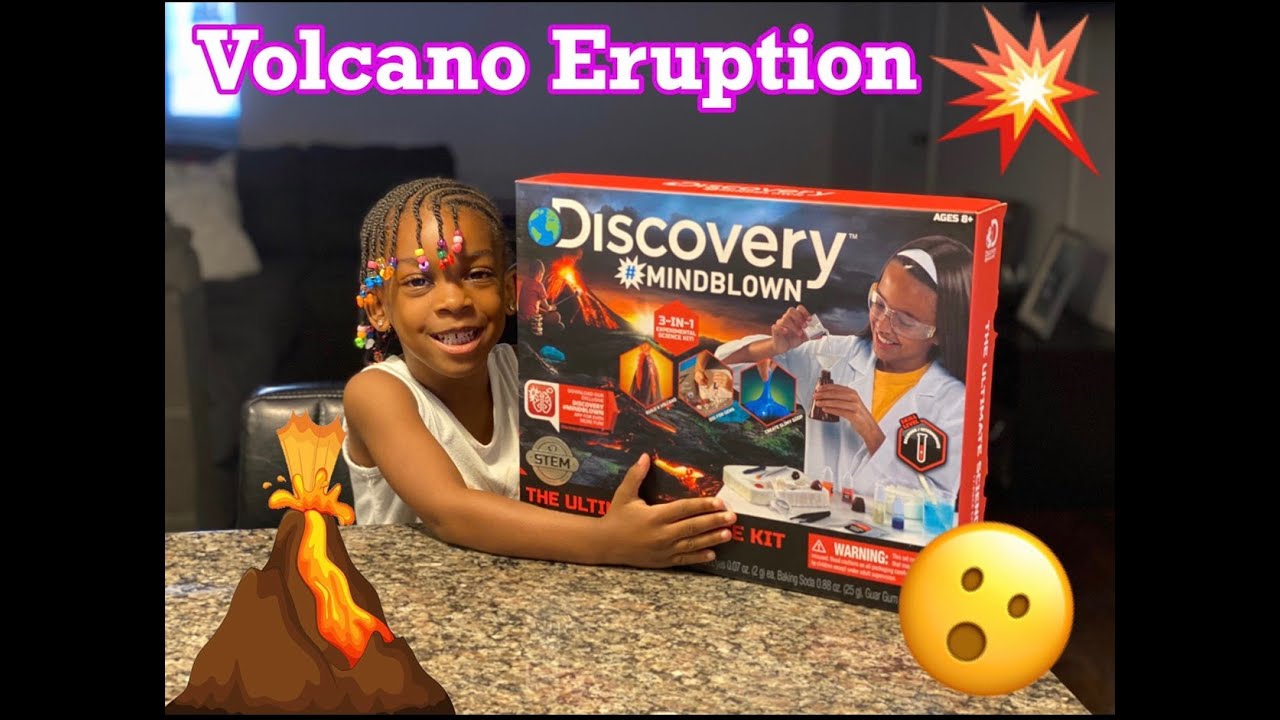 DIY Volcano Eruption || Science Experiment For Kids To Do At Home ...