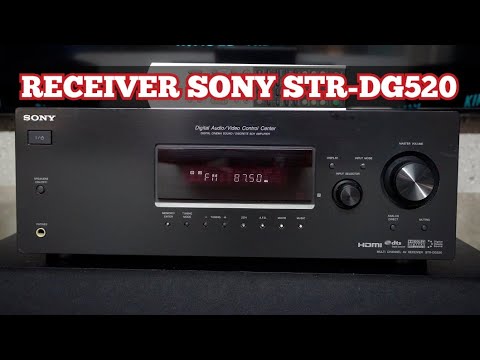 AMPLIFICADOR RECEIVER SONY STR-DG520 - YouTube