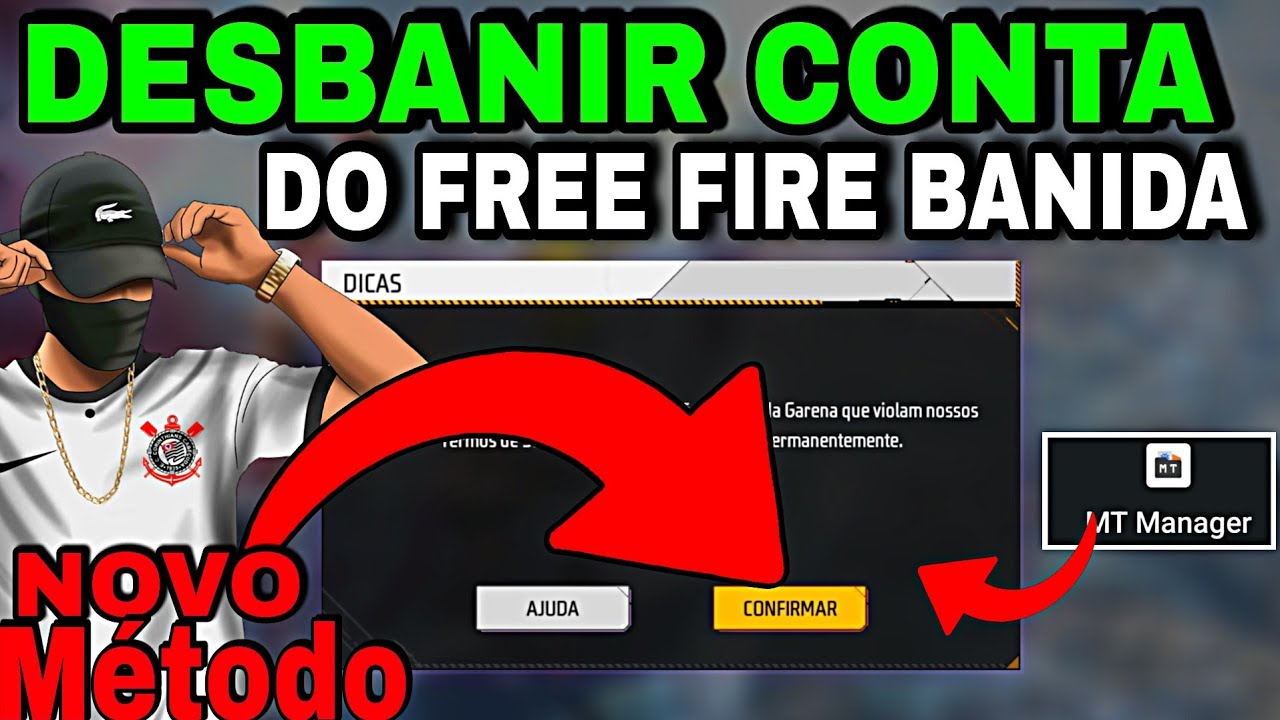NOVO METODO COMO DESBANIR CONTA DO FREE FIRE BANIDA PERMANENTE ...