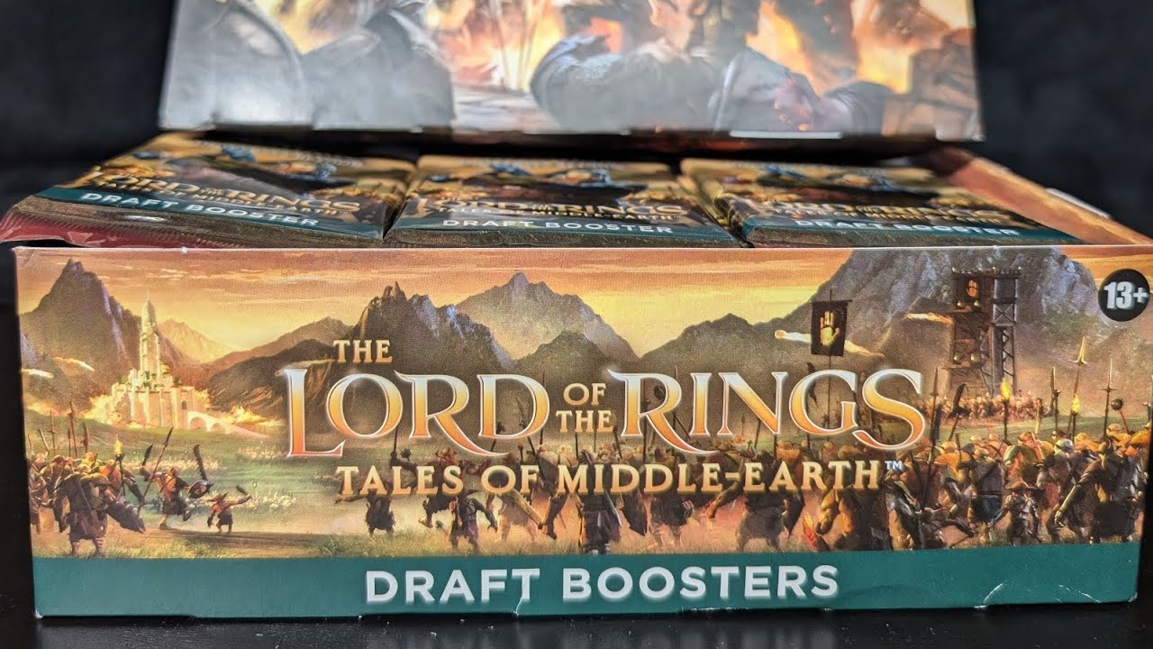 Magic the Gathering: LOTR Draft Booster Pack 2 - YouTube