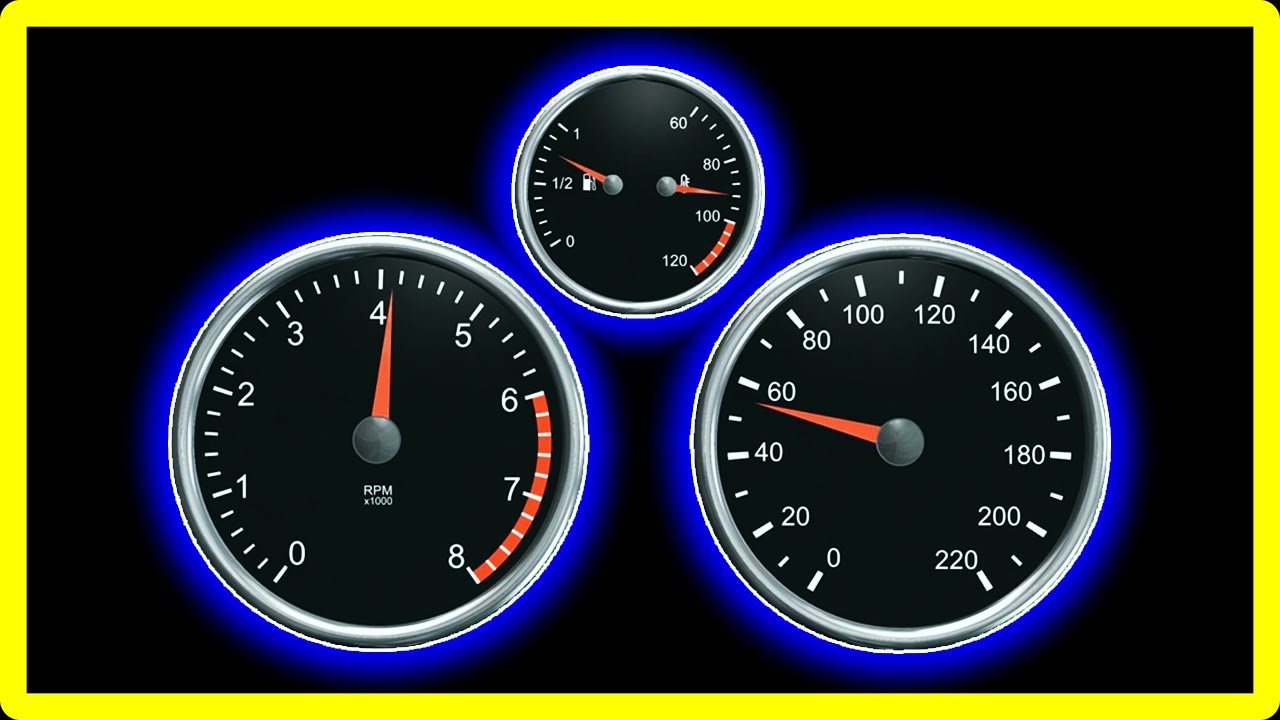 9 Speedometer Sound Variations - YouTube
