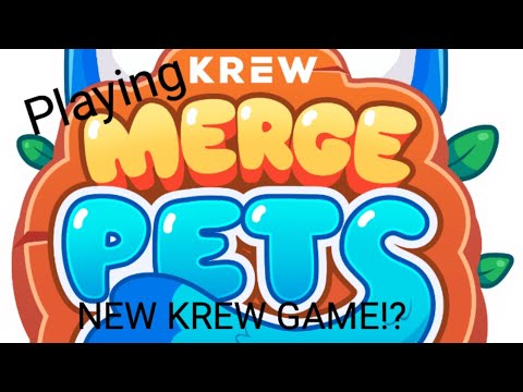 NEW KREW GAME!? | Playing Krew Merge Pets! - YouTube