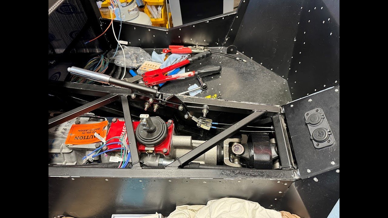 Factory Five Roadster - e-Brake relocation - part 2 - YouTube