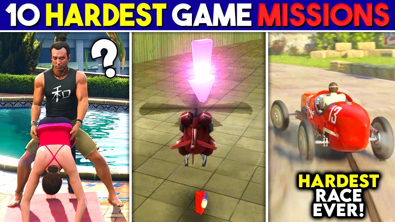 10 Hardest Video Game Missions That Made Gamers Quit [HINDI] - YouTube