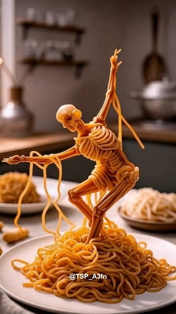 Dancing Noodles When Food Moves Like a Dancer - YouTube