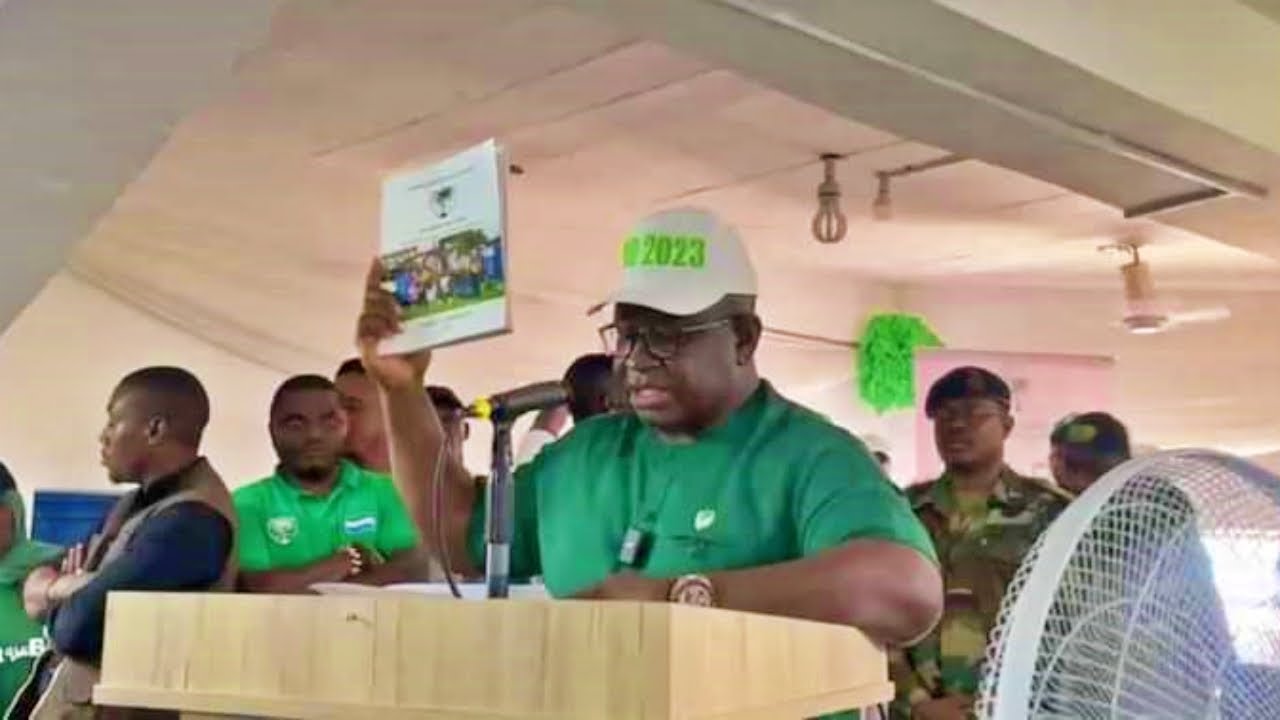 President Bio launched The SLPP 2023 Peoples Manifesto - YouTube