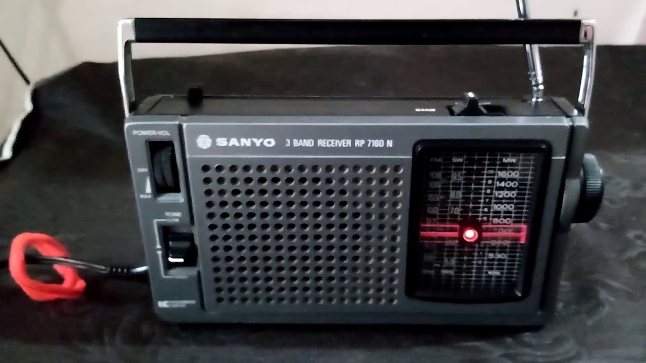 Sanyo 3 Band receiver modelo-RP-7160 N - YouTube