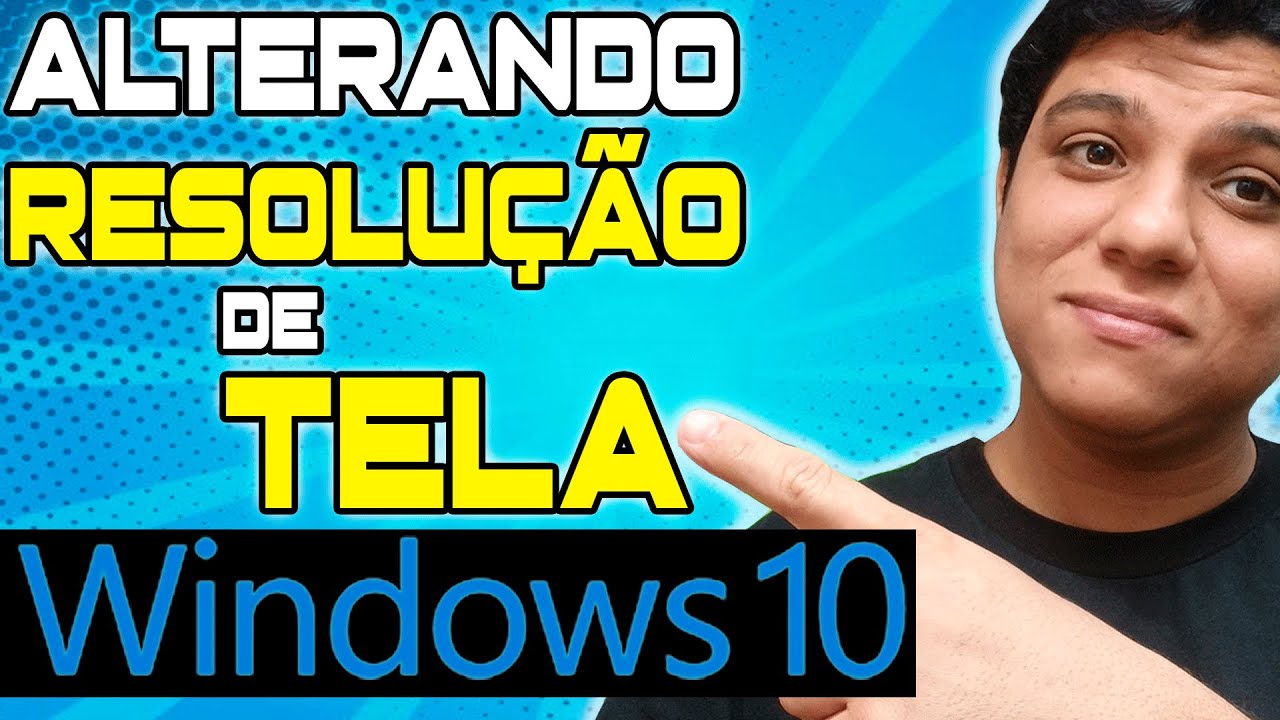COMO ALTERAR A RESOLUÇÃO DE TELA DO WINDOWS 10 BEM FÁCIL [2022] - YouTube
