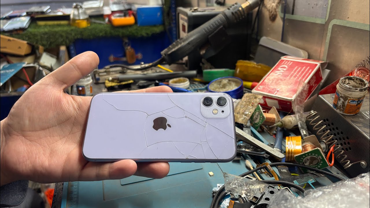 Iphone 11 back panel removal | Iphone 11 Back remove without lazer ...