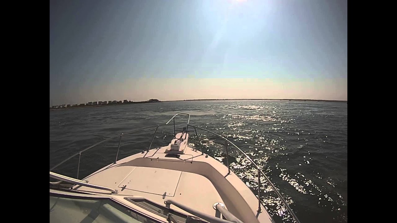 Back into Townsend's Inlet - YouTube