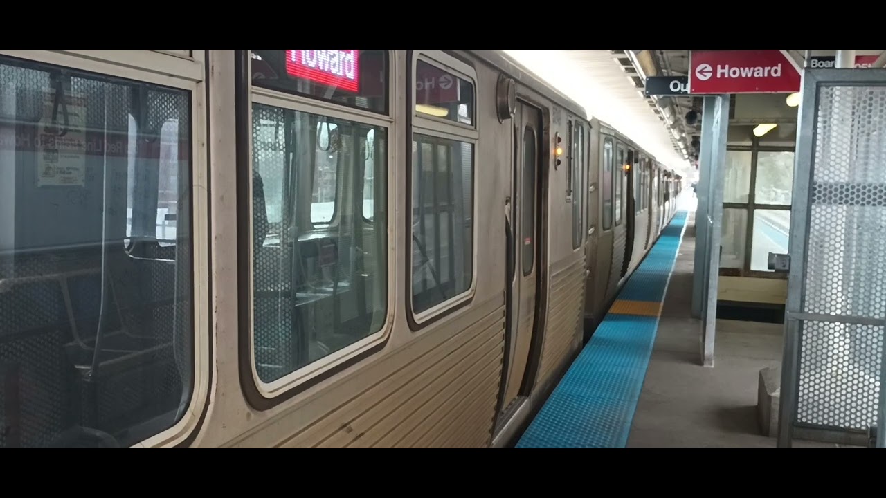 CTA Red Line train at Jarvis Station 3/21/2024 - YouTube