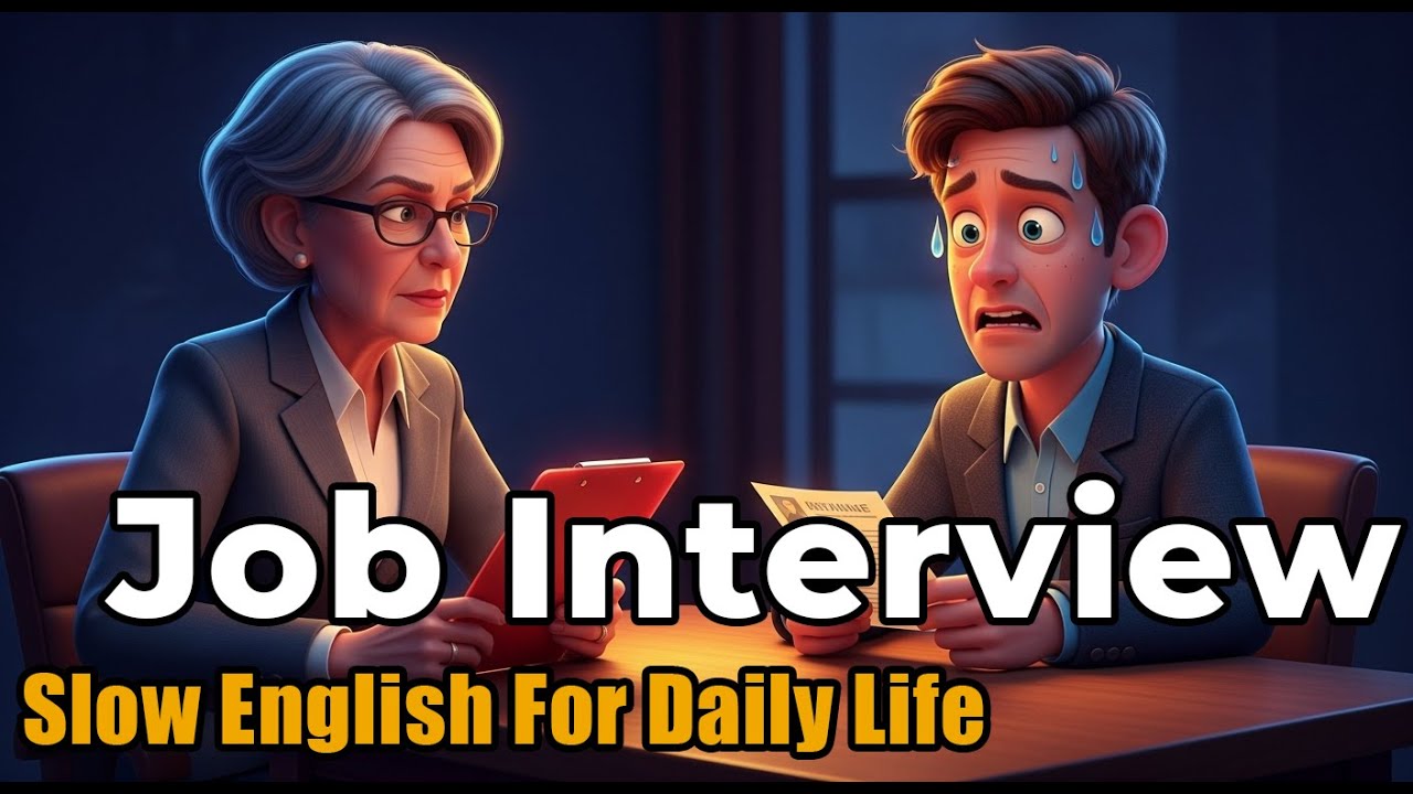 First Job Interview Story for Beginners | Easy English Job Interview ...