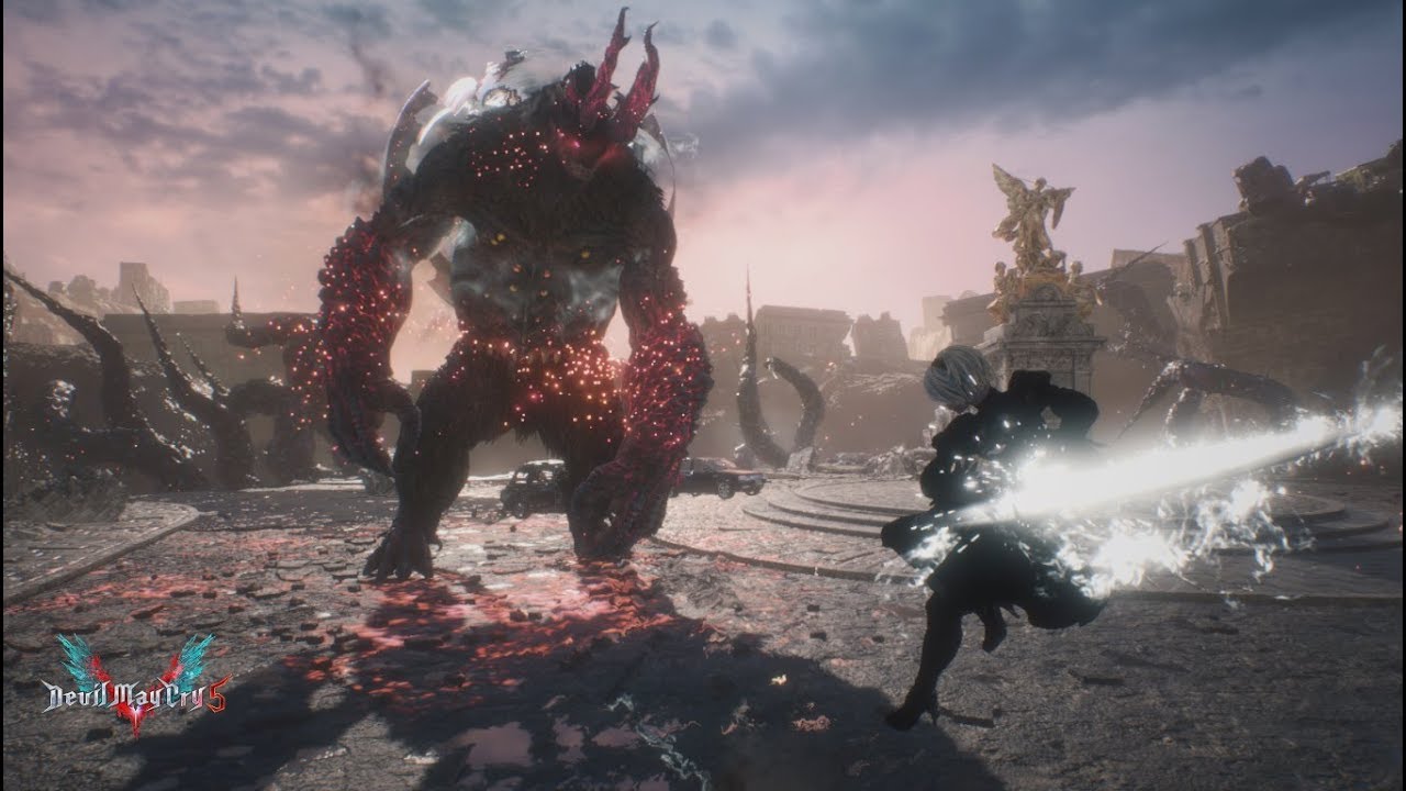DMC 5 MOD - 2B vs Goliath. - YouTube