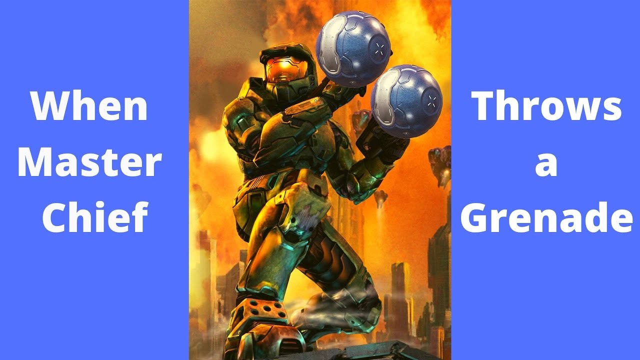 When Master Chief Throws a Grenade - YouTube