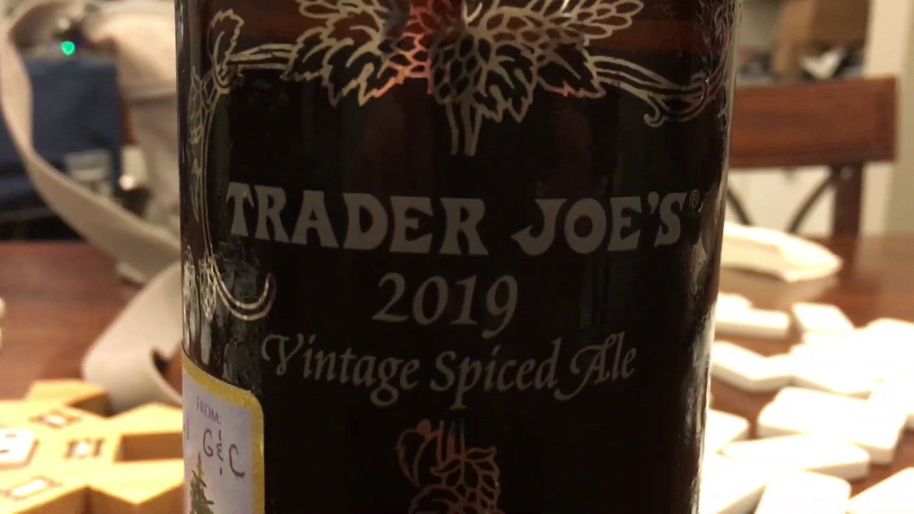 Trader Joe’s Vintage Spiced Ale - YouTube