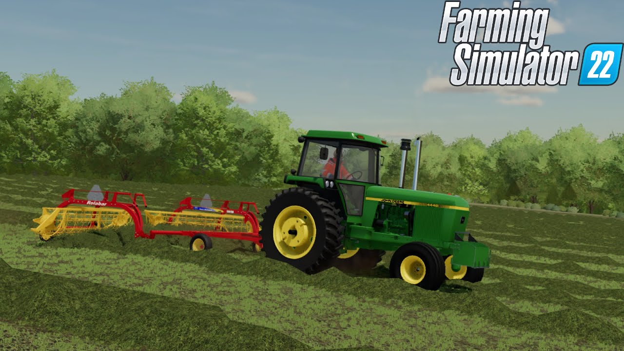 NEW NEW HOLLAND ROLABAR RAKE!!! | Graystone Farm | Farming Simulator 22 ...
