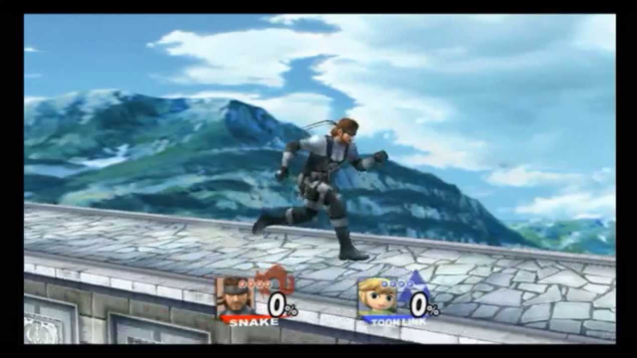 Snake assassinates Toon Link. - YouTube